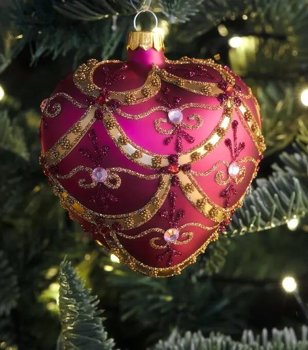 Harrods Embellished Heart Tree Decoration