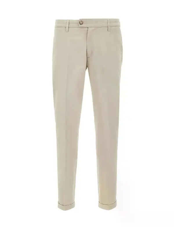 RE-HASH Slim-fit Trousers - Neutrals