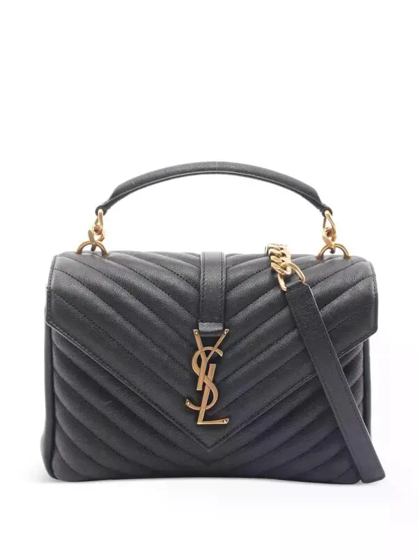 Saint Laurent College Handbag - Black
