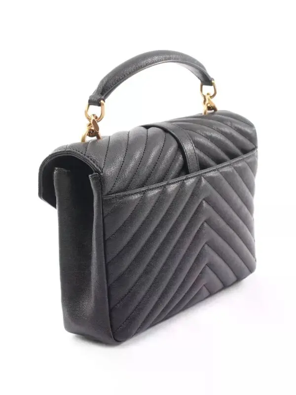 Saint Laurent College Handbag - Black