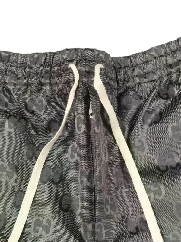 Gucci 2010s Gg Monogram Off The Grid Shorts - Grey