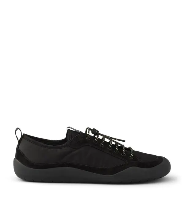 Prada Re-nylon And Suede Speedrock Sneakers - Black