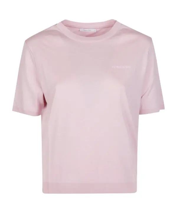 Patrizia Pepe Round Neck Short Sleeve T-shirt