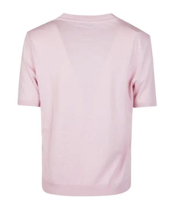 Patrizia Pepe Round Neck Short Sleeve T-shirt