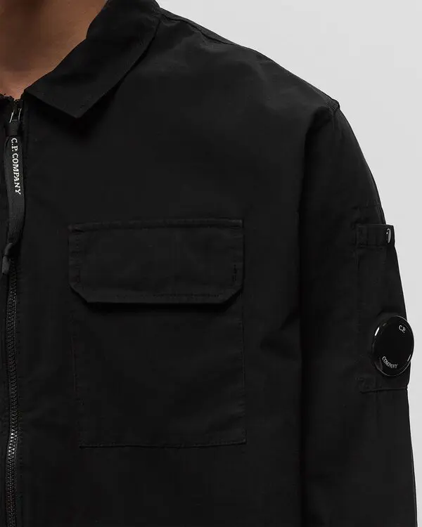 C.P. COMPANY Zip Up Collared Shirt