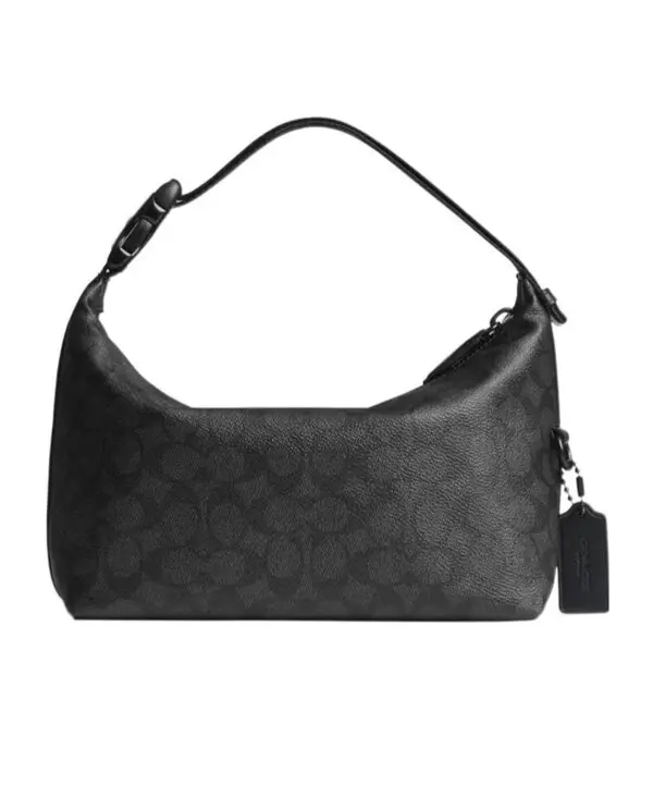 COACH Signature Canvas Tote Bag - Black
