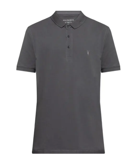 ALLSAINTS Short-sleeved Polo Shirt - Black