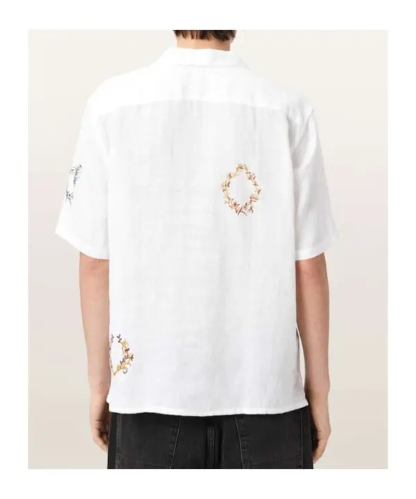 ALLSAINTS Deck Linen Short Sleeve Shirt
