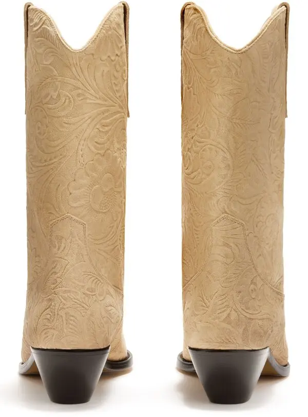 Isabel Marant Étoile Floral-patterned Pointed-toe Cowboy Boots