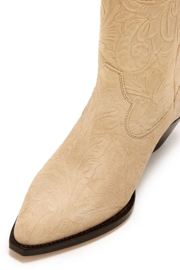 Isabel Marant Étoile Floral-patterned Pointed-toe Cowboy Boots