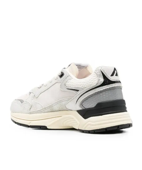 AUTRY Hyperway Panelled Leather Sneakers - White