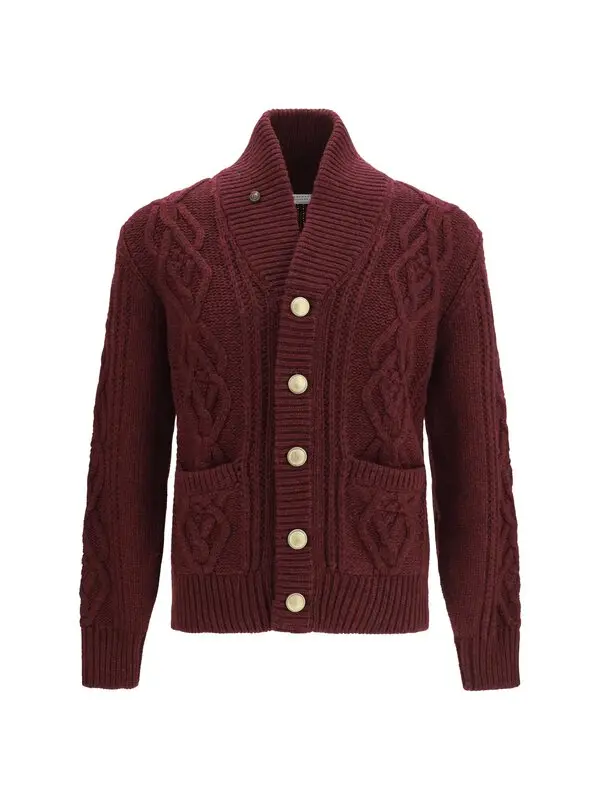 Brunello Cucinelli Cable-knit Cashmere Cardigan - Multicolor