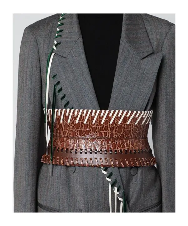 Dries Van Noten Lace-up Belt