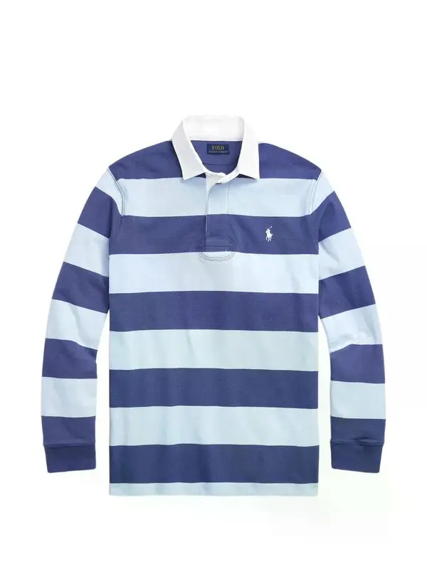 Polo Ralph Lauren Striped Iconic Rugby Shirt - Blue