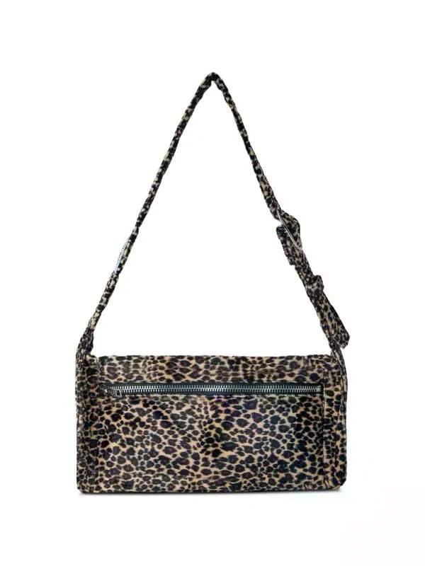 GALLERY DEPT. Studded Leopard-print Belt Bag