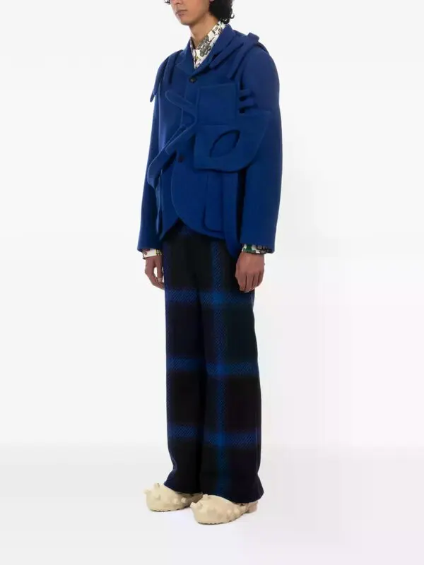 WALTER VAN BEIRENDONCK Alien Boxy Deconstructed Blazer