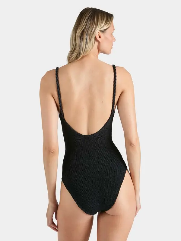 Hunza G Coverage Camille Swimsuit - Black