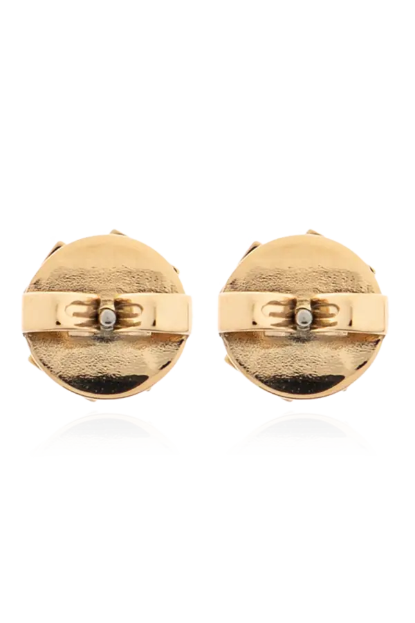 Tory Burch Logo Stud Earrings
