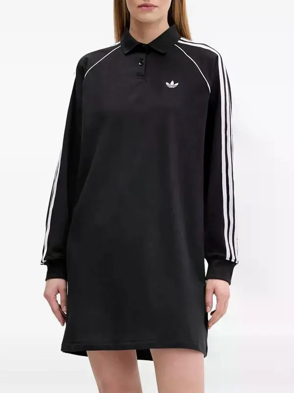 Adidas Logo Embroidered Mini Dress