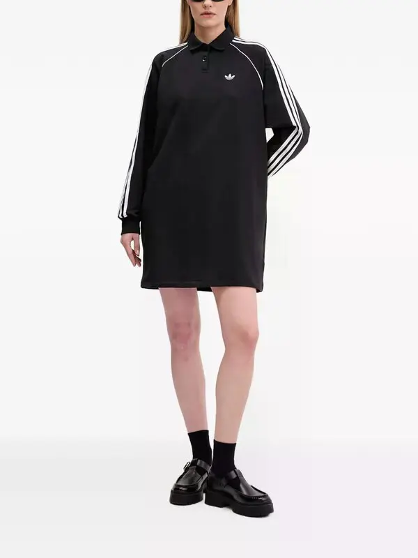 Adidas Logo Embroidered Mini Dress