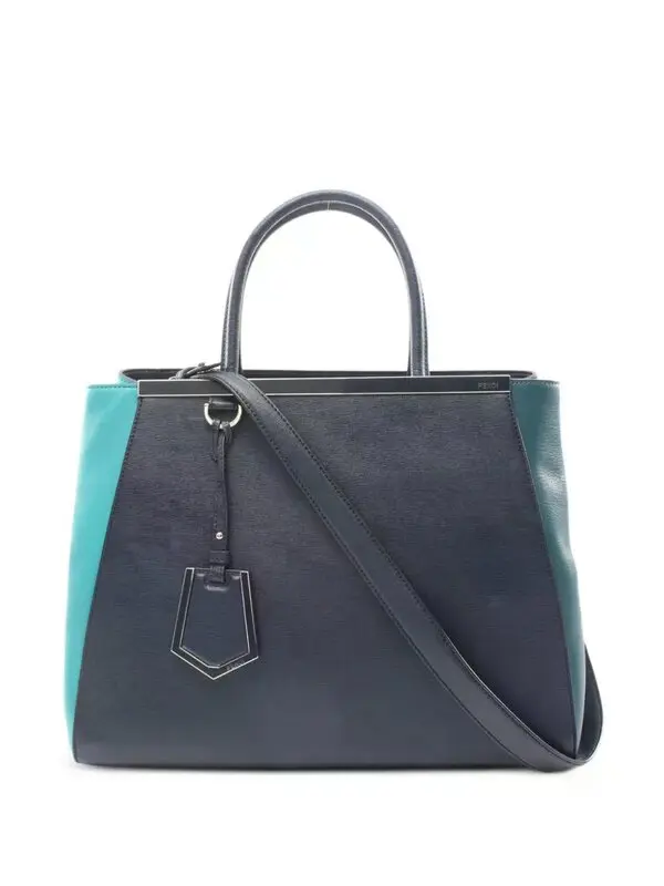 Fendi 2jours Leather Handbag