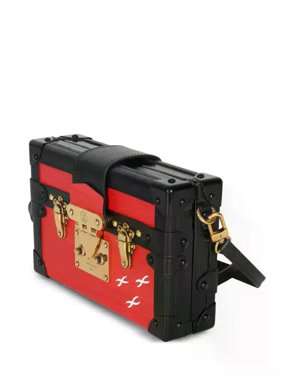 LOUIS VUITTON Petite Malle Epi Clutch Bag - Red