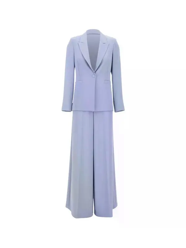 KAOS Single-breasted Wide-leg Suit - Blue