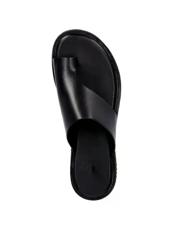 BILLI BI Asymmetric Toe Strap Leather Sandals