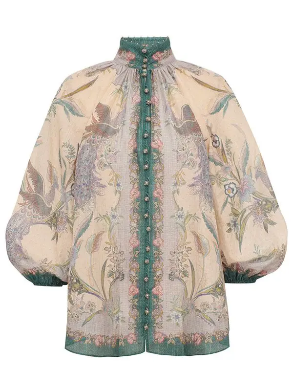 Zimmermann Indra Billow Blouse - Multicolor