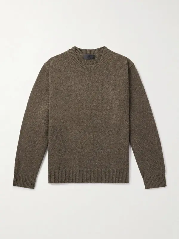 NILI LOTAN Ramone Wool-blend Sweater - Green