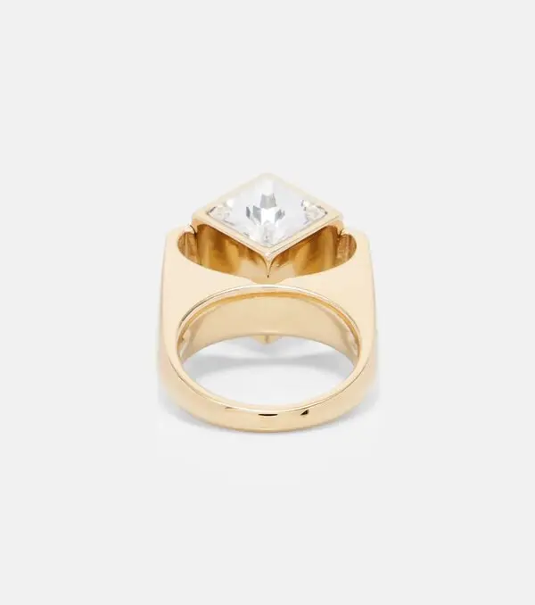 JIMMY CHOO Embellished Crystal Ring