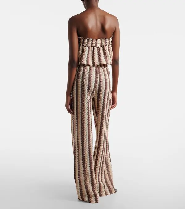 Melissa Odabash Viv Striped Jumpsuit