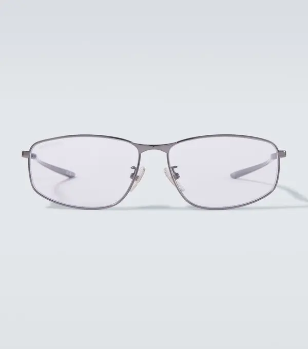 Balenciaga Monday Rectangular Sunglasses - Grey