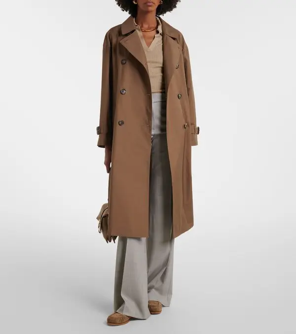 Max Mara Checked Virgin Wool Wide-leg Pants - Grey