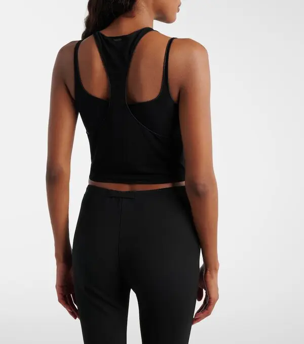 Gucci Layered Semi-sheer Cropped Top