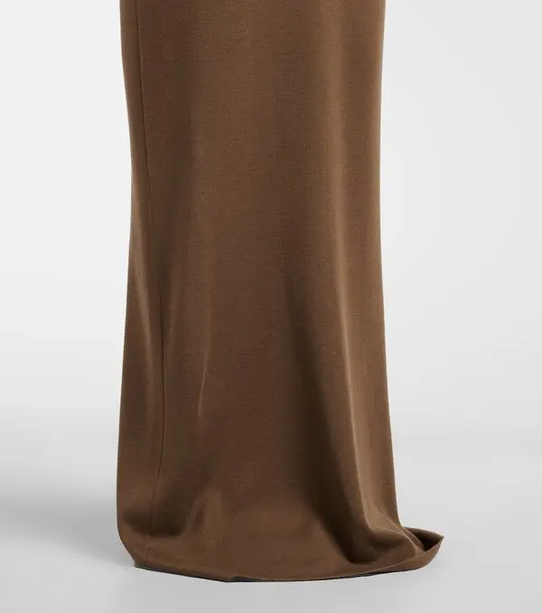 THE ROW Oiva Silk Maxi Dress - Brown