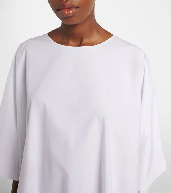 THE ROW Julen Cotton Poplin Midi Dress