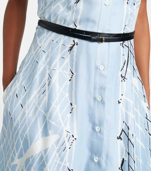 Altuzarra Kiera Printed Silk Shirt Dress