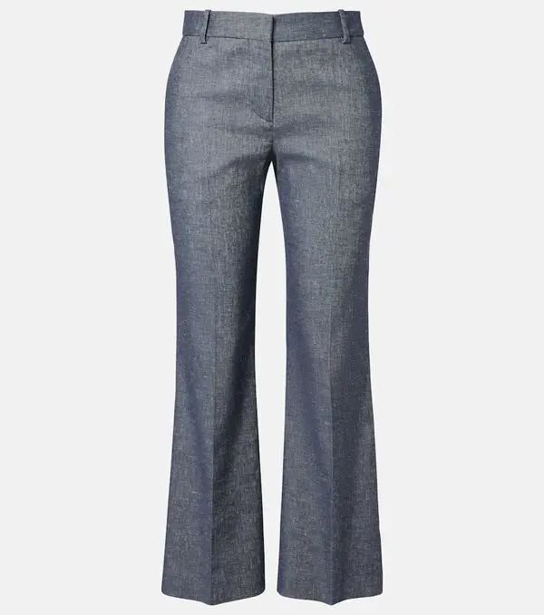 Altuzarra Fossett Bootcut Pants - Blue