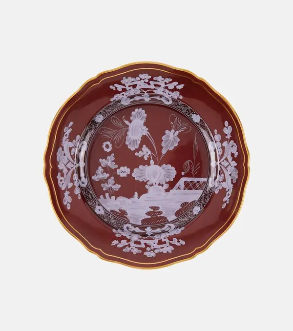GINORI 1735 Oriente Italiano Porcelain Dessert Plate - Brown