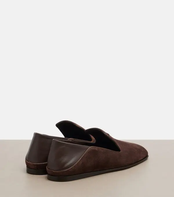 JIMMY CHOO Eliot Suede Loafers - Brown