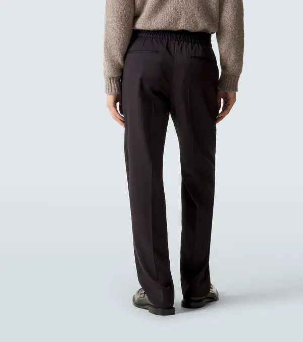 Brioni Asolo Wool Trousers - Brown