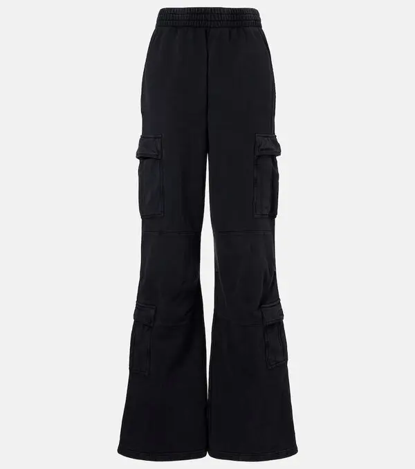Balenciaga Cotton Cargo Pants - Black