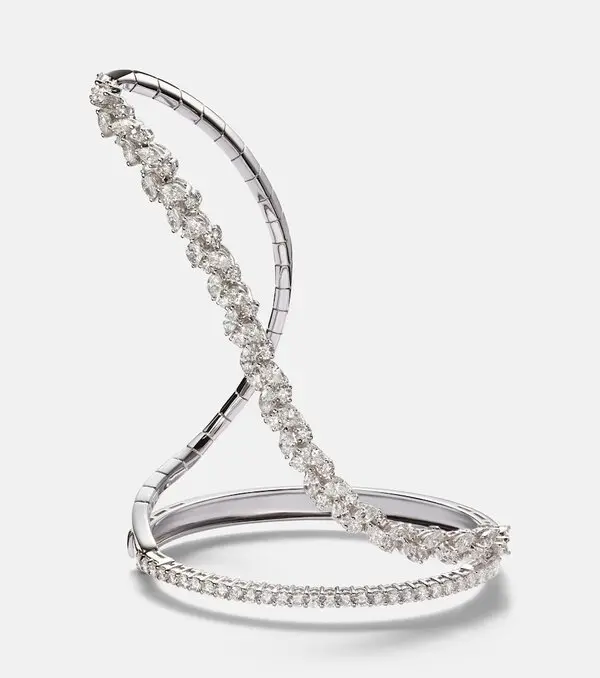 Yeprem 18kt White Gold Bracelet With Diamonds - Silver