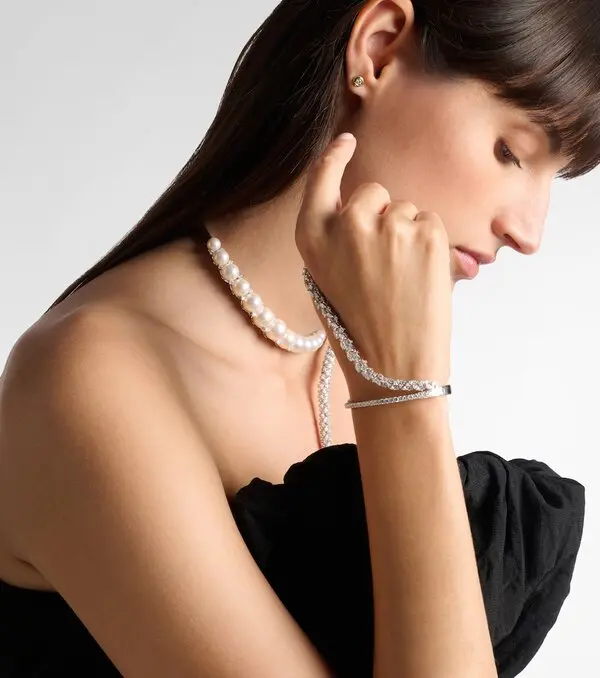 Yeprem 18kt White Gold Diamond Bracelet