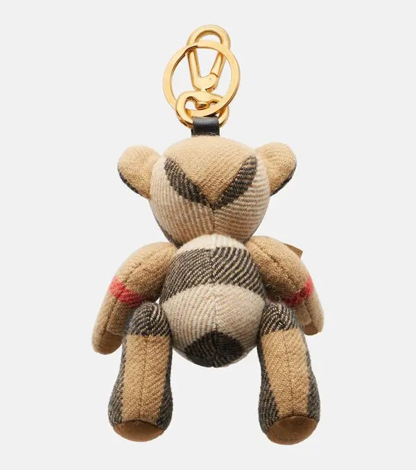 Burberry Thomas Bear Bag Charm In Archive Beige - Brown