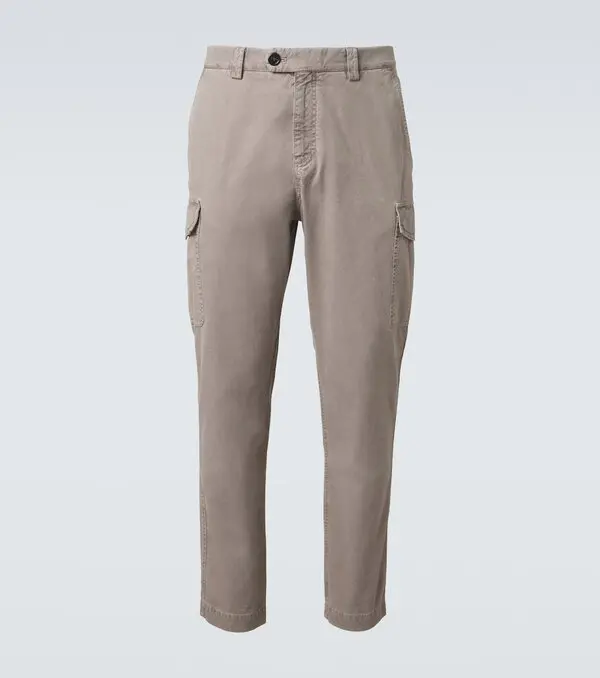 Brunello Cucinelli Cotton Cargo Pants - Grey