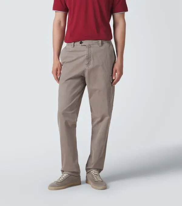 Brunello Cucinelli Cotton Cargo Pants