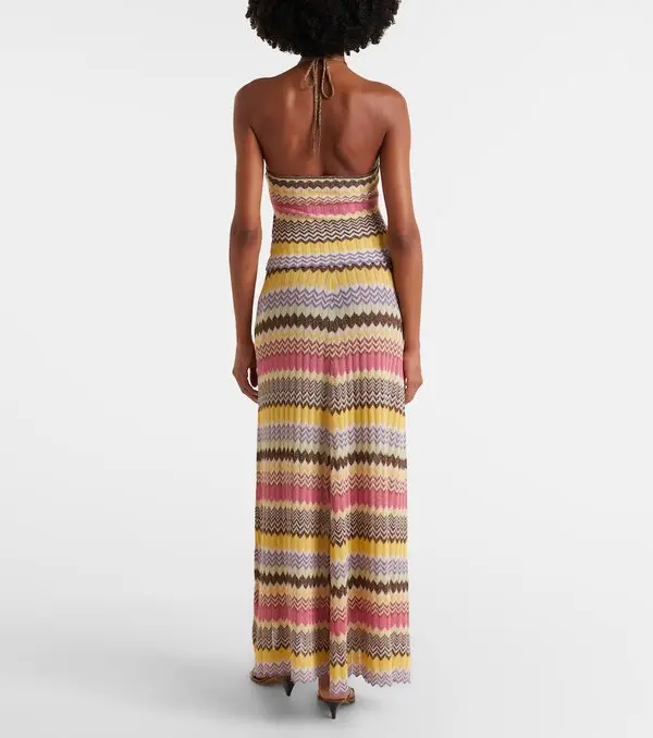Faithfull The Brand Lamé Maxi Skirt