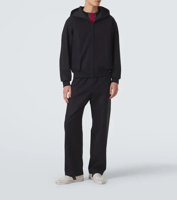 Gucci Gg Canvas Straight-leg Pants